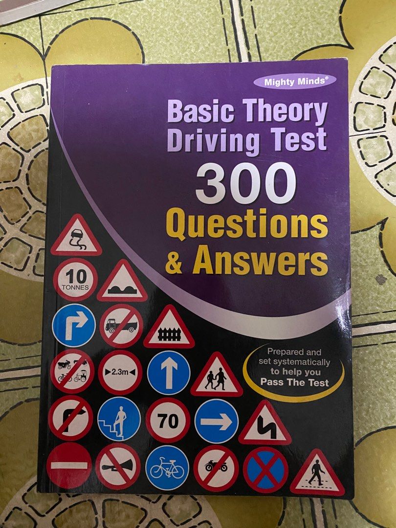 Basic theory driving test 300 Q&A, Hobbies & Toys, Books & Magazines ...