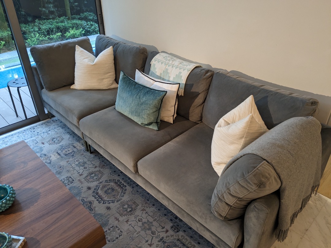 Beautiful 3 seater Adam Sofa from Castlery, Furniture & Home Living ...