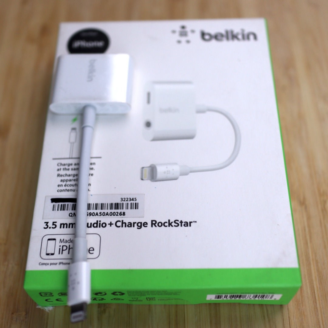Belkin 3.5 mm Audio + Charge RockStar (Lightning), Mobile Phones ...