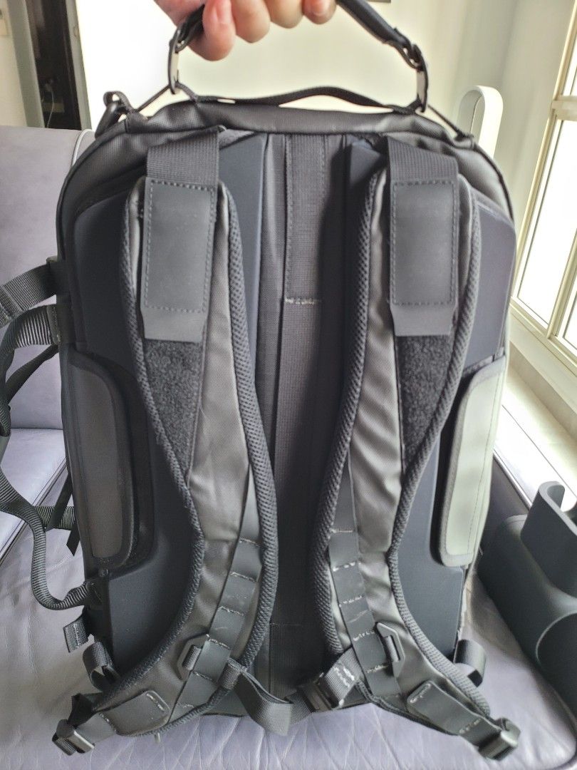 Black Ember Forge Max Expandable Backpack Briefcase Sling 20L-30L, Men ...