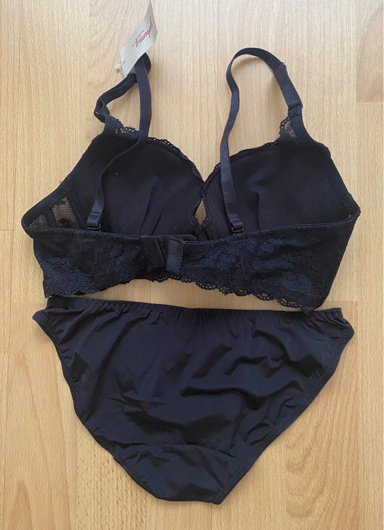 Brand new set of Triumph Lace Bra and Panty. 75B, Women's Fashion, New ...