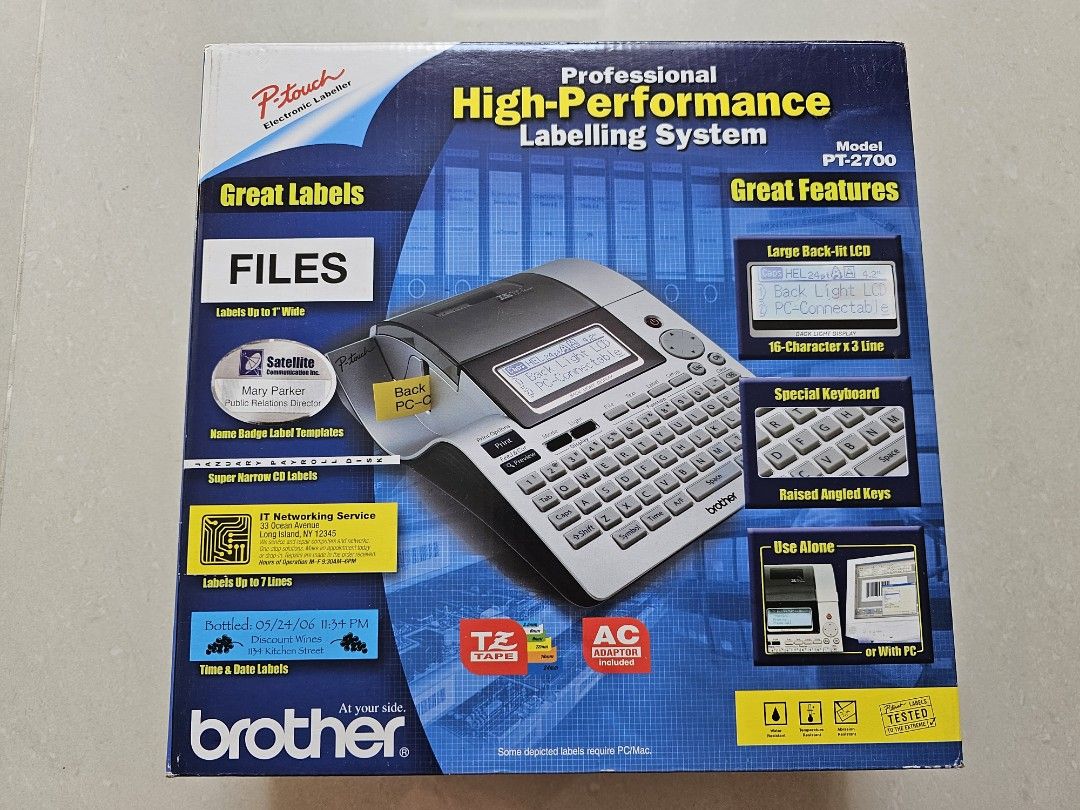 Brother P-Touch Label Printer PT-2700, Computers & Tech, Office ...