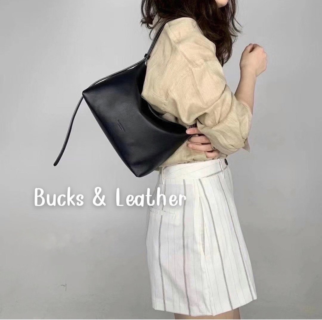 Bucks & Leather - 3 Ways Dumpling Tote Bag (S), 女裝, 手袋及銀包, 單肩包 - Carousell