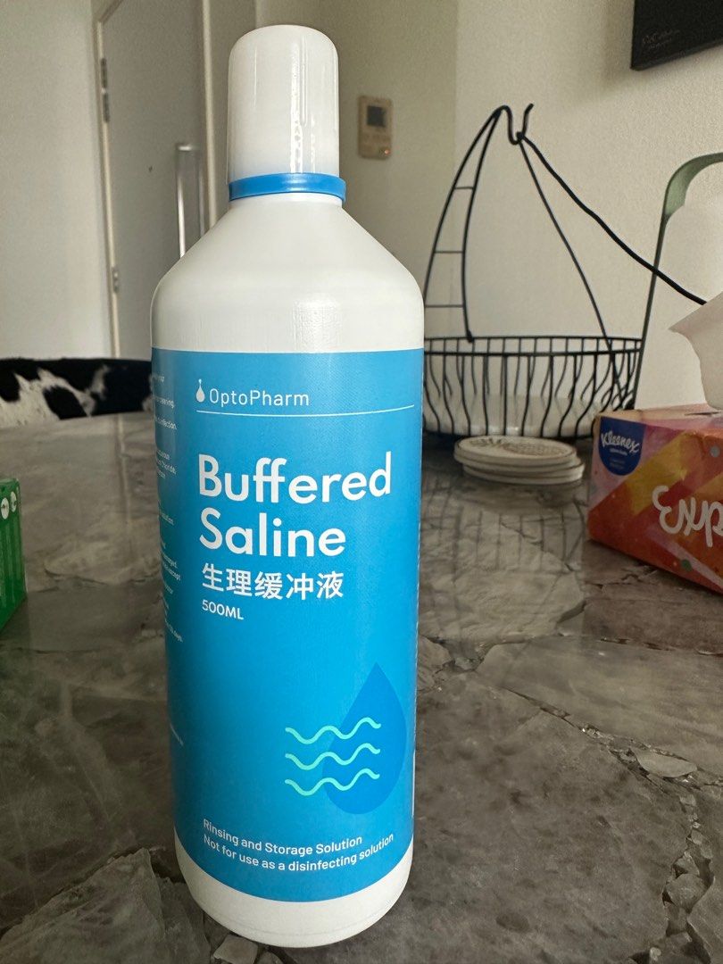 Buffered Saline solution. 500Ml, Beauty & Personal Care, Vision Care on ...