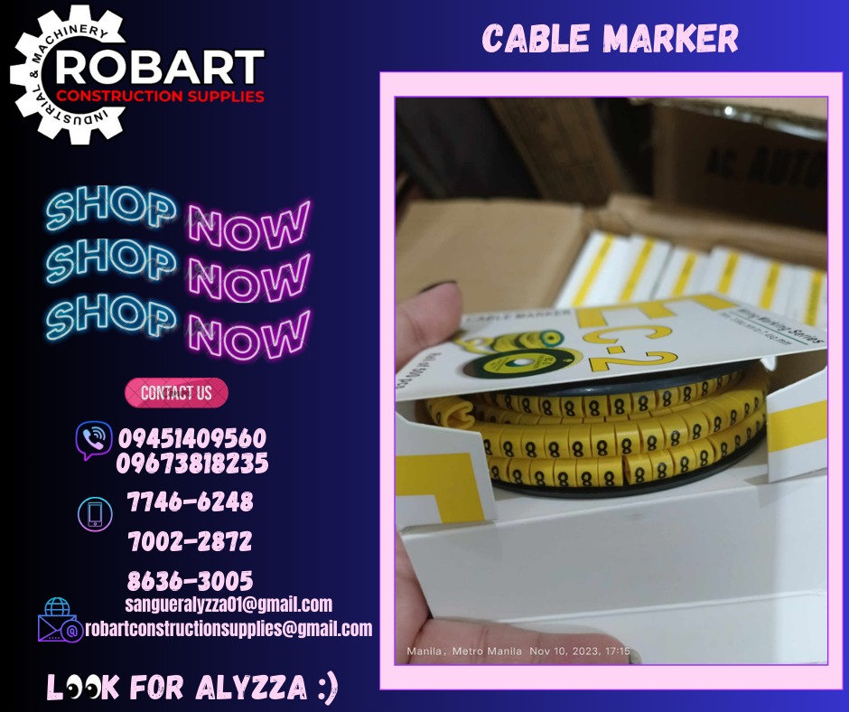 CABLE MARKER, Commercial & Industrial, Construction Tools & Equipment ...