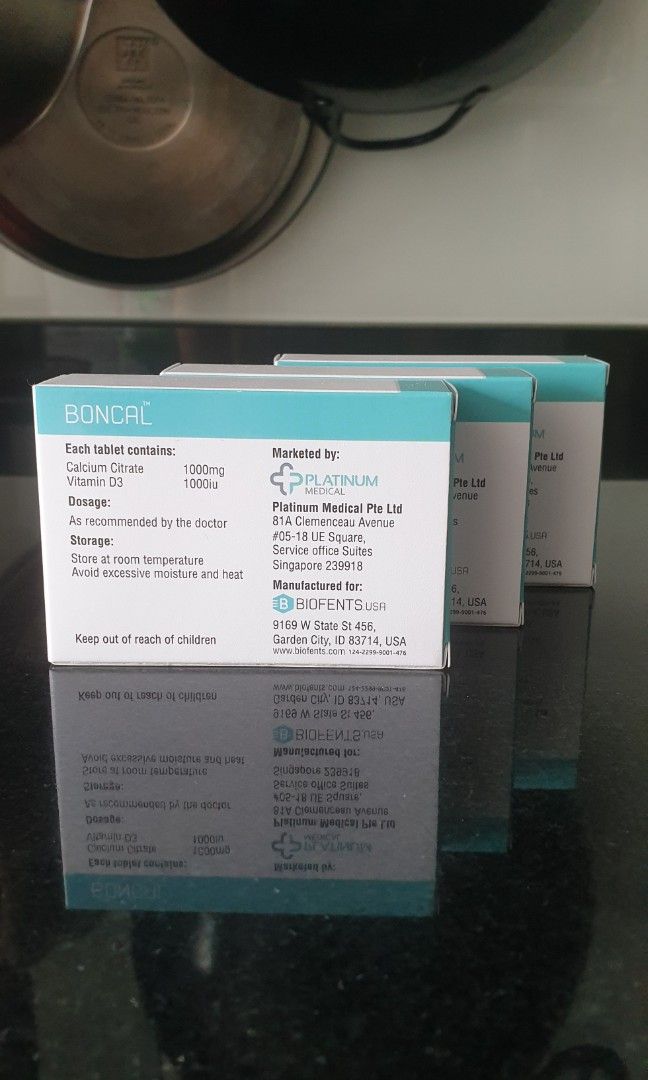 Calcium Citrate - Boncal, Health & Nutrition, Health Supplements ...