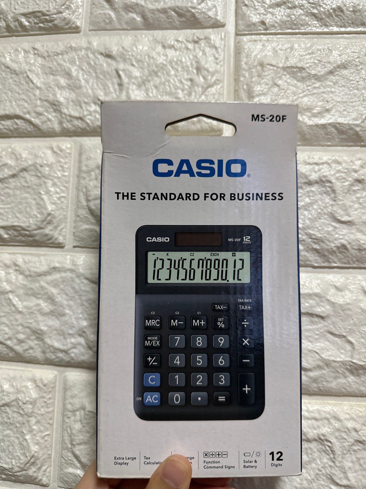 Casio 計數機 MS-20F, 電腦＆科技, 商務用科技產品 - Carousell