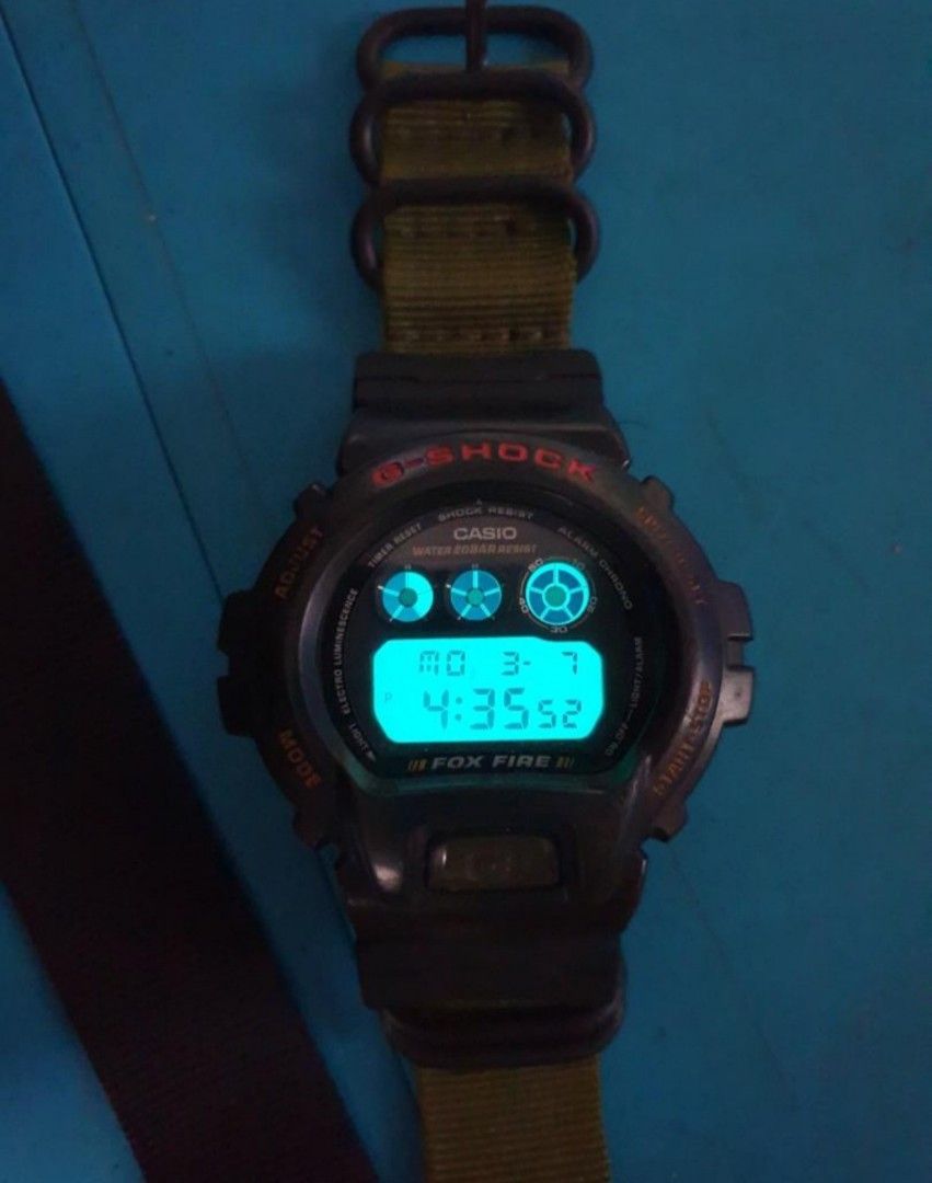 Casio Gshock DW6900B "Fox Fire", Men's Fashion, Watches & Accessories ...