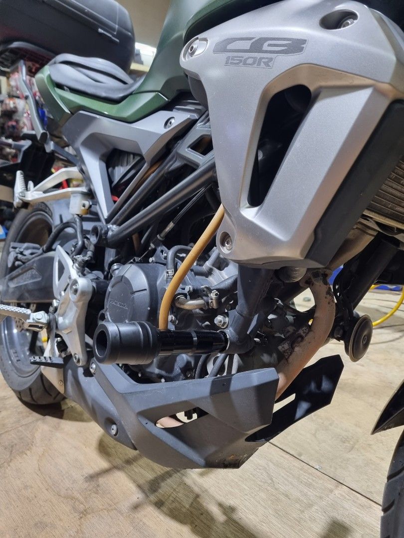 CB150R Frame Slider, Motorcycles, Motorcycle Accessories on Carousell