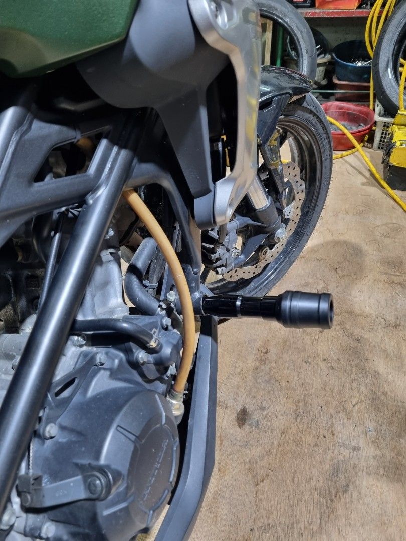 CB150R Frame Slider, Motorcycles, Motorcycle Accessories on Carousell