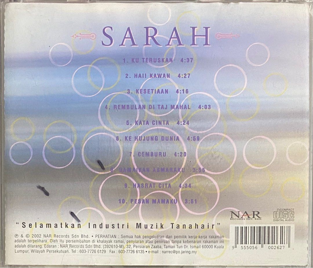 CD siti sarah, Hobbies & Toys, Music & Media, CDs & DVDs on Carousell
