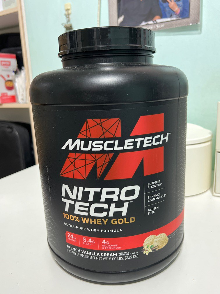 CHEAPEST Muscletech Nitro Tech 5lbs, Health & Nutrition, Health ...