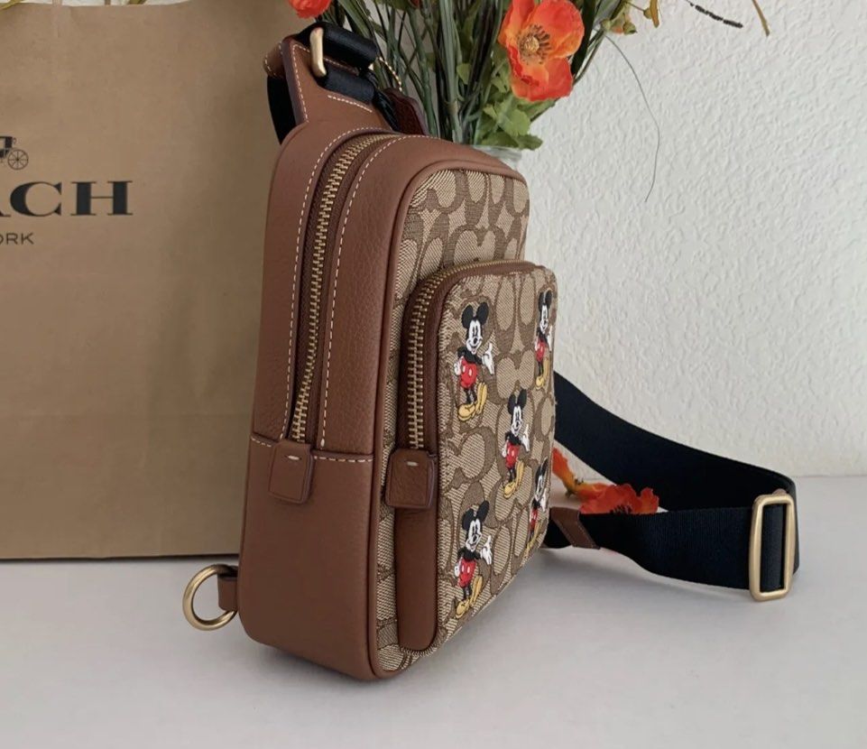 Coach Disney Track Sling Bag, Men's Fashion, Bags, Sling Bags on Carousell
