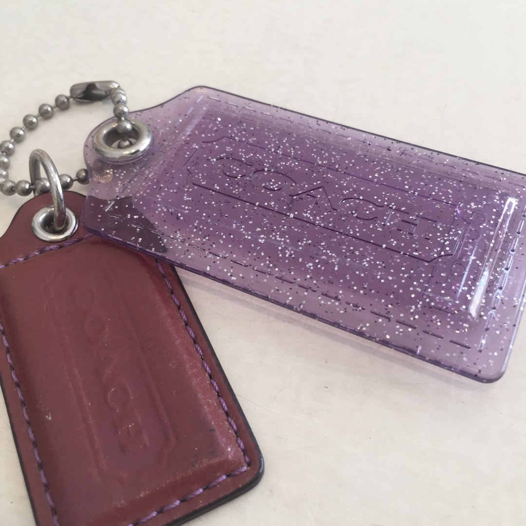 Coach duo hangtag glittery, Women's Fashion, Bags & Wallets, Shoulder ...