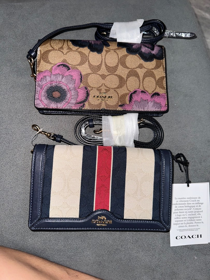 Coach foldover anna, Luxury, Bags & Wallets on Carousell