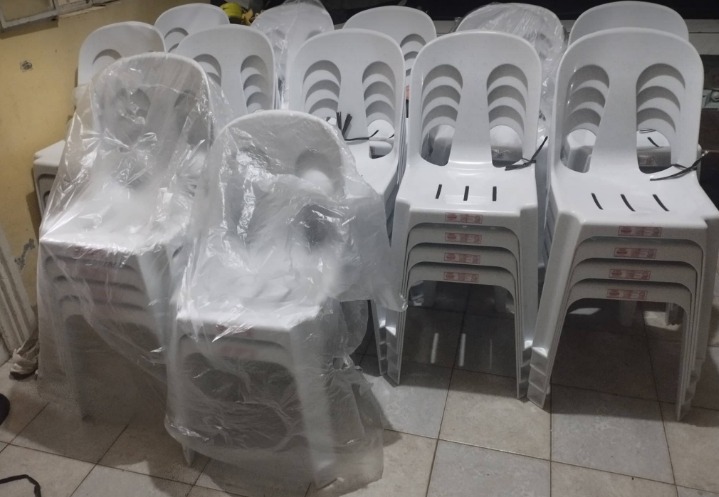 COFTA RUBY MONOBLOC CHAIRS, Furniture & Home Living, Furniture, Chairs ...