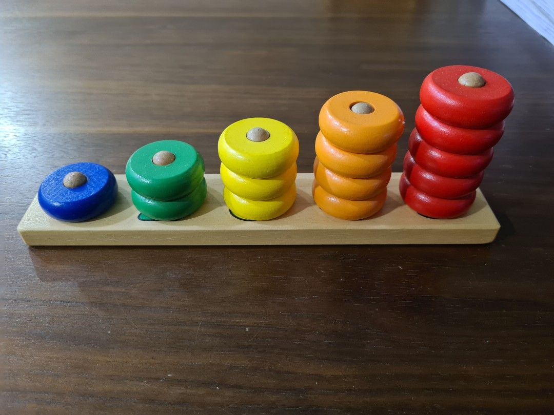 Colourful Counting Stack, Babies & Kids, Infant Playtime on Carousell