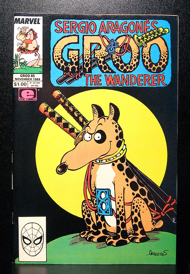 COMICS: Marvel: Epic: Groo the Wanderer #45 (1988), 1st solo cover app ...