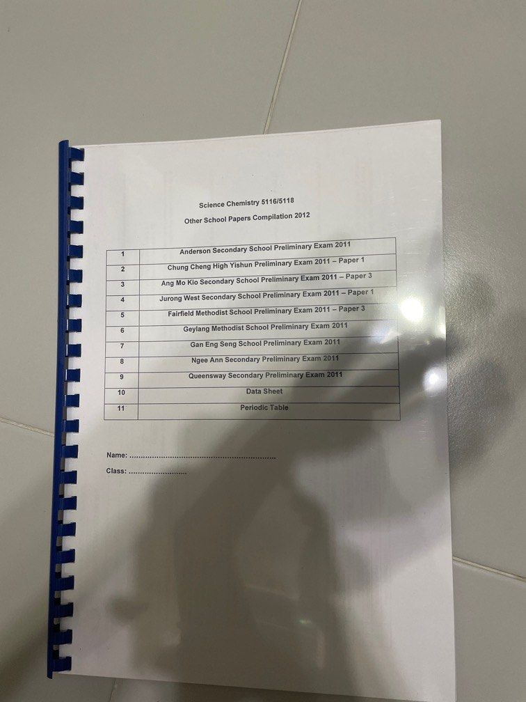 Compiled other school paper express combined chemistry secondary 4 ...