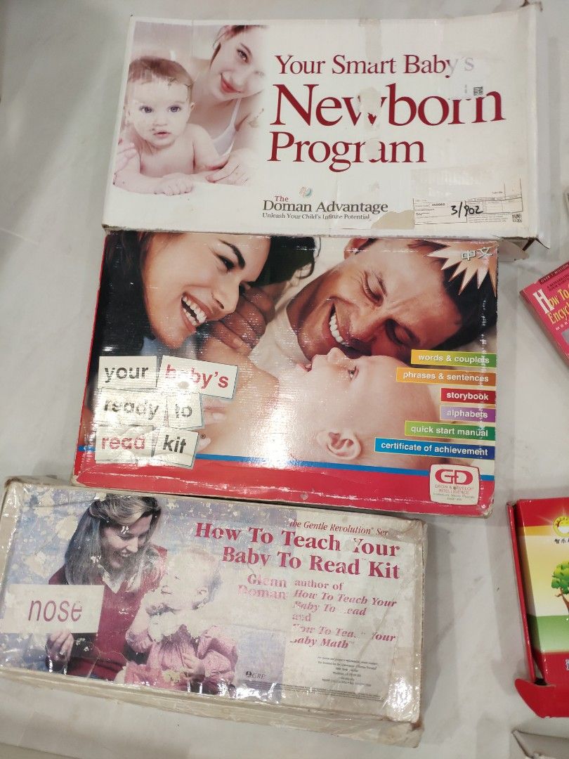 COMPLETE Glenn Doman Teach Your Baby, Hobbies & Toys, Books & Magazines ...