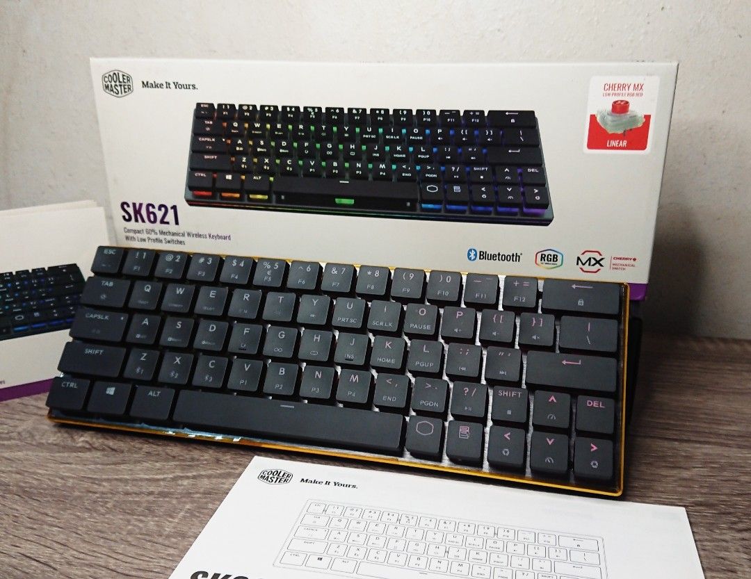 COOLERMASTER SK621 TKL Wireless Mechanical Keyboard, Mobile Phones ...