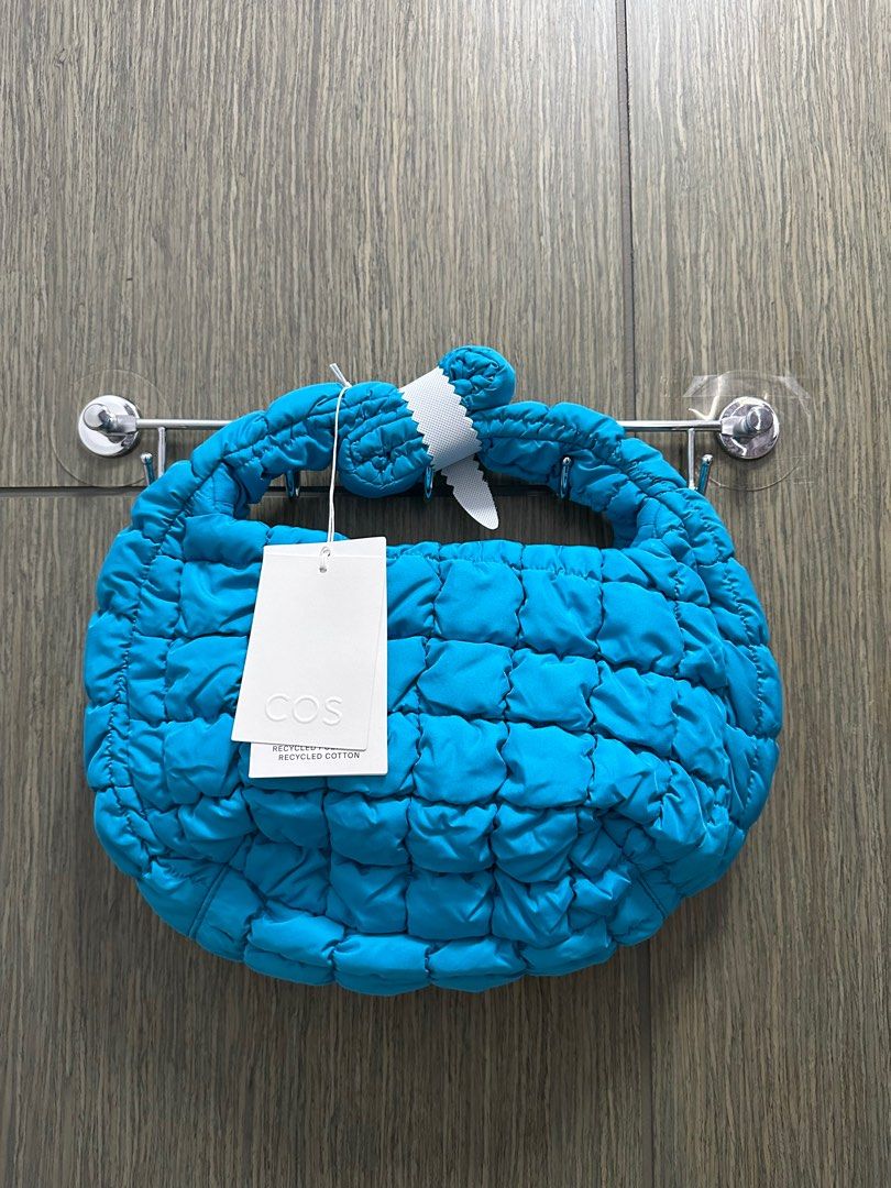 COS Quilted Mini Bag in Turquoise, Women's Fashion, Bags & Wallets ...