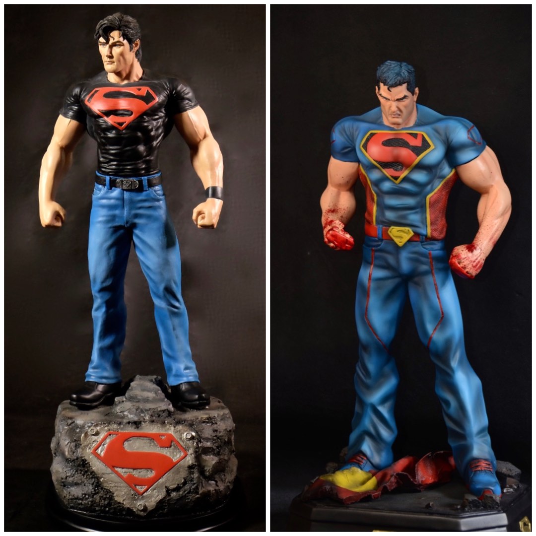 Custom 1/4 Scale Superboy and Superman, Hobbies & Toys, Toys & Games on Carousell