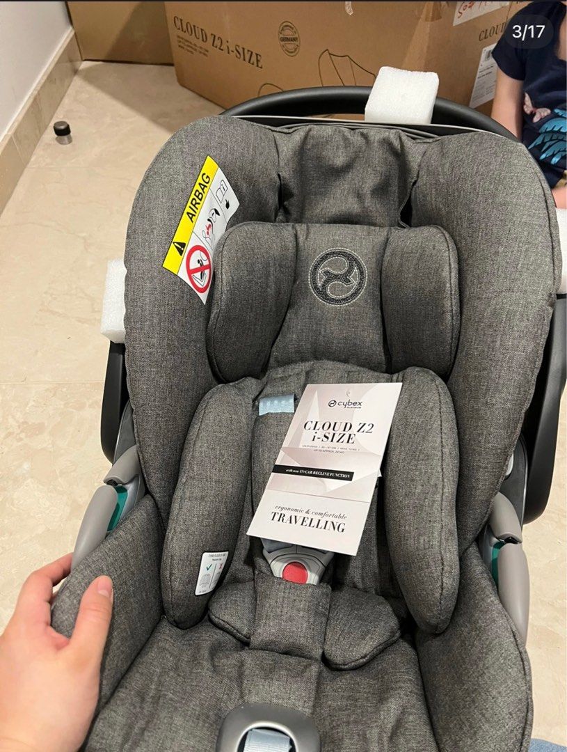 Cybex cloud Z2 baby infant seat, Babies & Kids, Going Out, Car Seats on ...