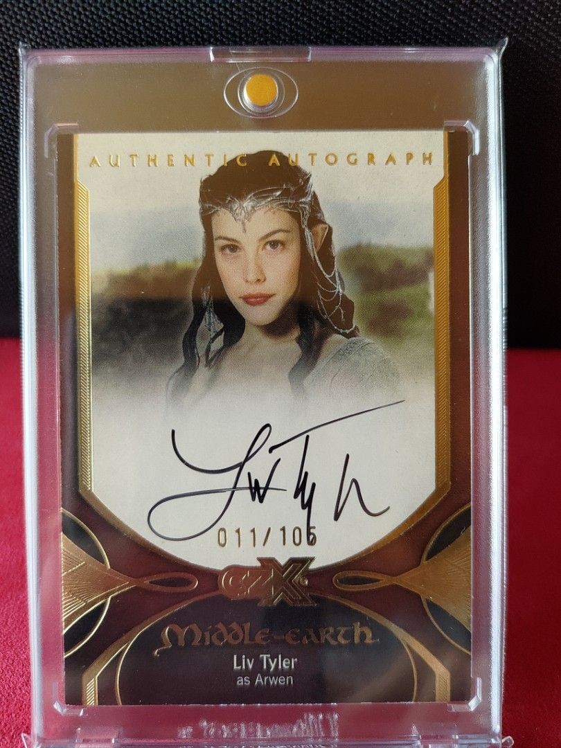 CZX Middle Earth Liv Tyler Autograph 11/105, Hobbies & Toys ...