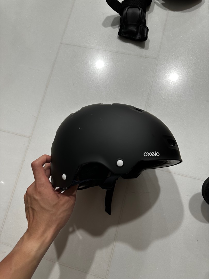 Decathlon Oxelo Helmet, Sports Equipment, Bicycles & Parts, Parts ...
