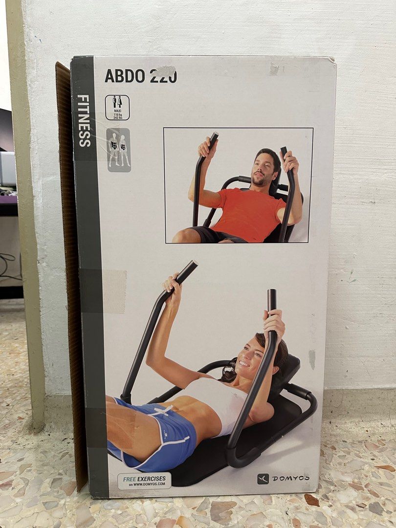 Domyos ABDO 220 Decathlon, Sports Equipment, Exercise & Fitness, Cardio ...