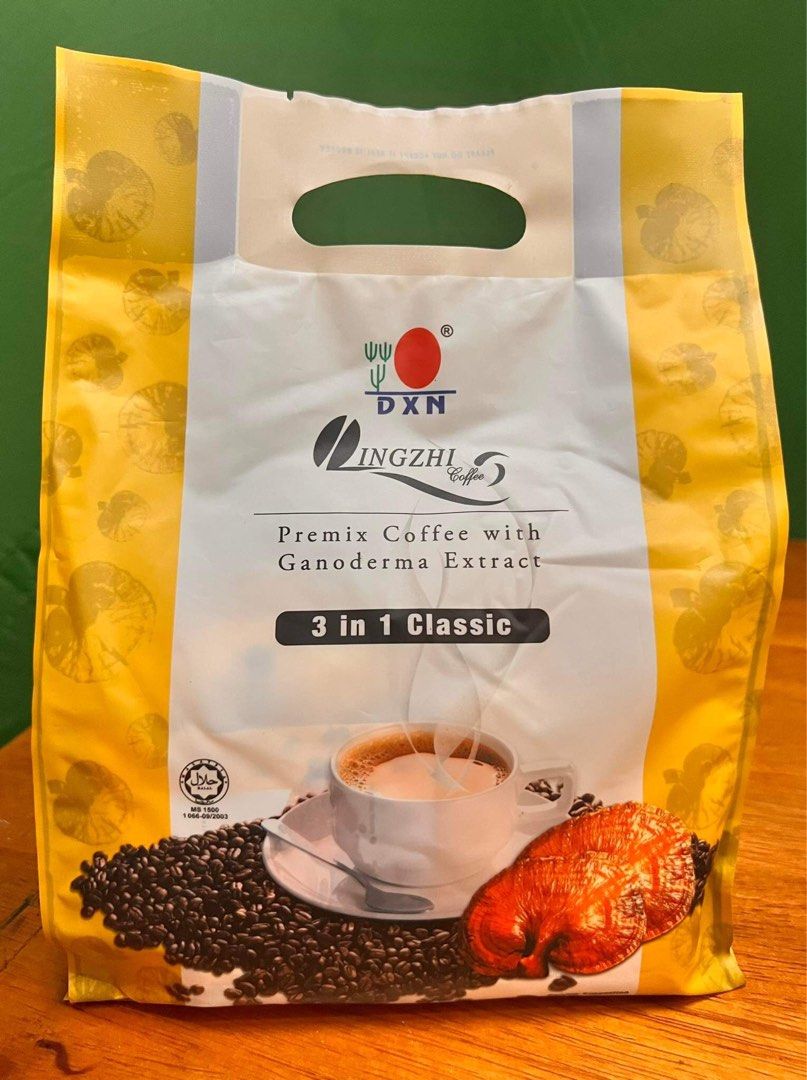 DXN Lingzhi Coffee 3 in 1 (420g), Food & Drinks, Beverages on Carousell