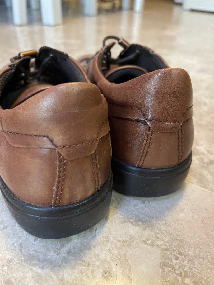 Ecco brown shoes, Men's Fashion, Footwear, Casual shoes on Carousell
