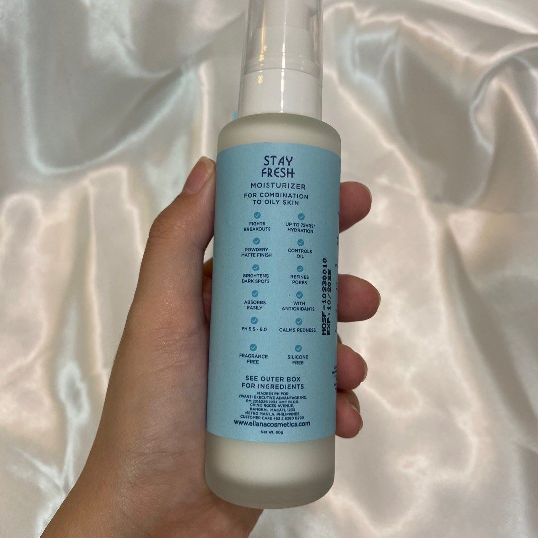 Ellana Stay Fresh Moisturizer, Beauty & Personal Care, Face, Face Care ...
