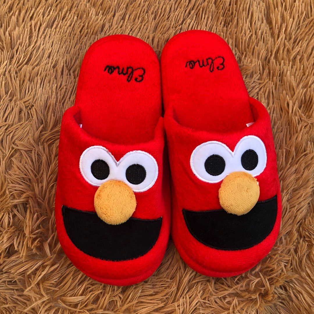 ELMO SESAME STREET INDOOR FOOTWEAR, Women's Fashion, Footwear, Slippers ...