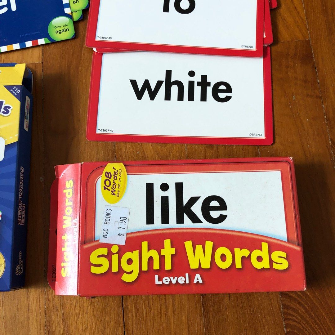 English sight words Math addition pictorial phonics flash cards for ...