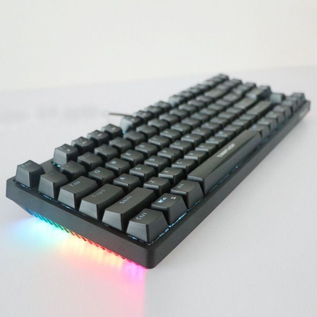 Entry-Level Mechanical RGB Gaming Keyboard 89 Keys, Orange Jixian ...