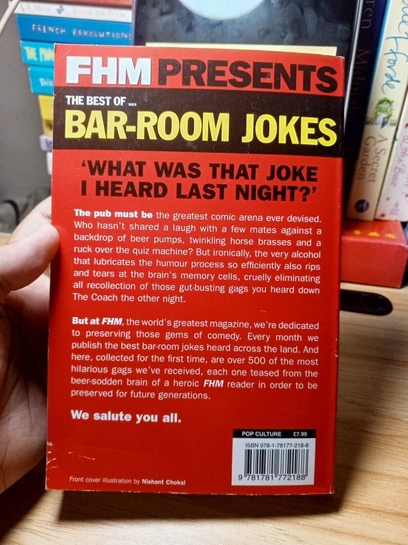 FHM Bar Room Jokes, Hobbies & Toys, Books & Magazines, Comics & Manga ...