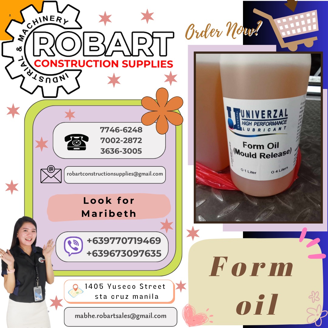 Form oil, Commercial & Industrial, Construction Tools & Equipment on ...