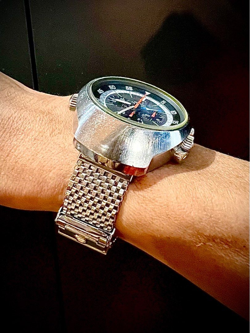 Forstner Komfit Wide Version “JB” Mesh Watch Bracelet with Straight ...