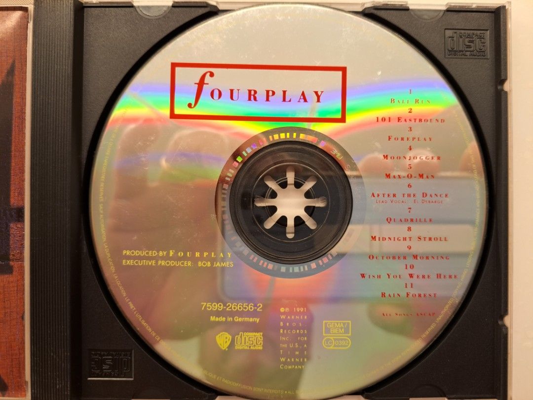 Fourplay - Self-titledalbum. 1991 Warner Bros records. Made in Germany., Hobbies & Toys, Music ...