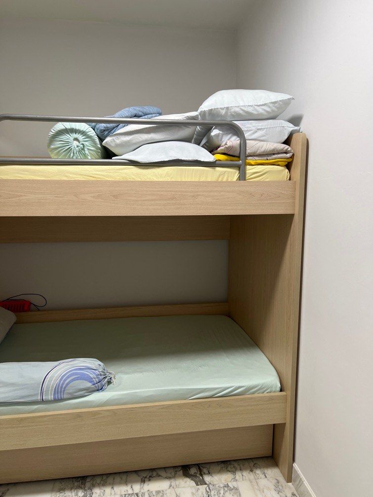 FREE Double Decker Bedframe + Mattress, Furniture & Home Living ...