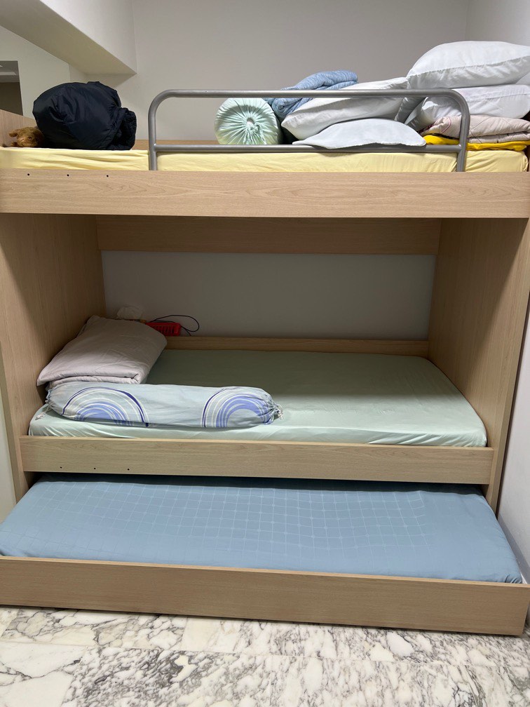 FREE Double Decker Bedframe + Mattress, Furniture & Home Living ...