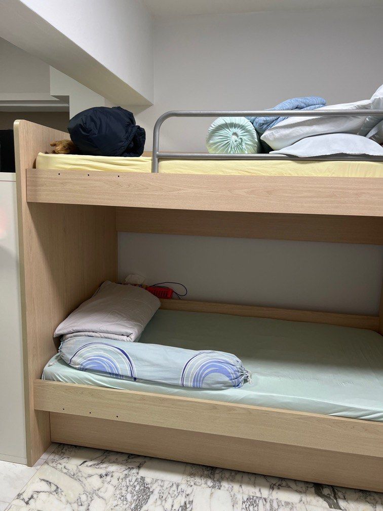 FREE Double Decker Bedframe + Mattress, Furniture & Home Living ...
