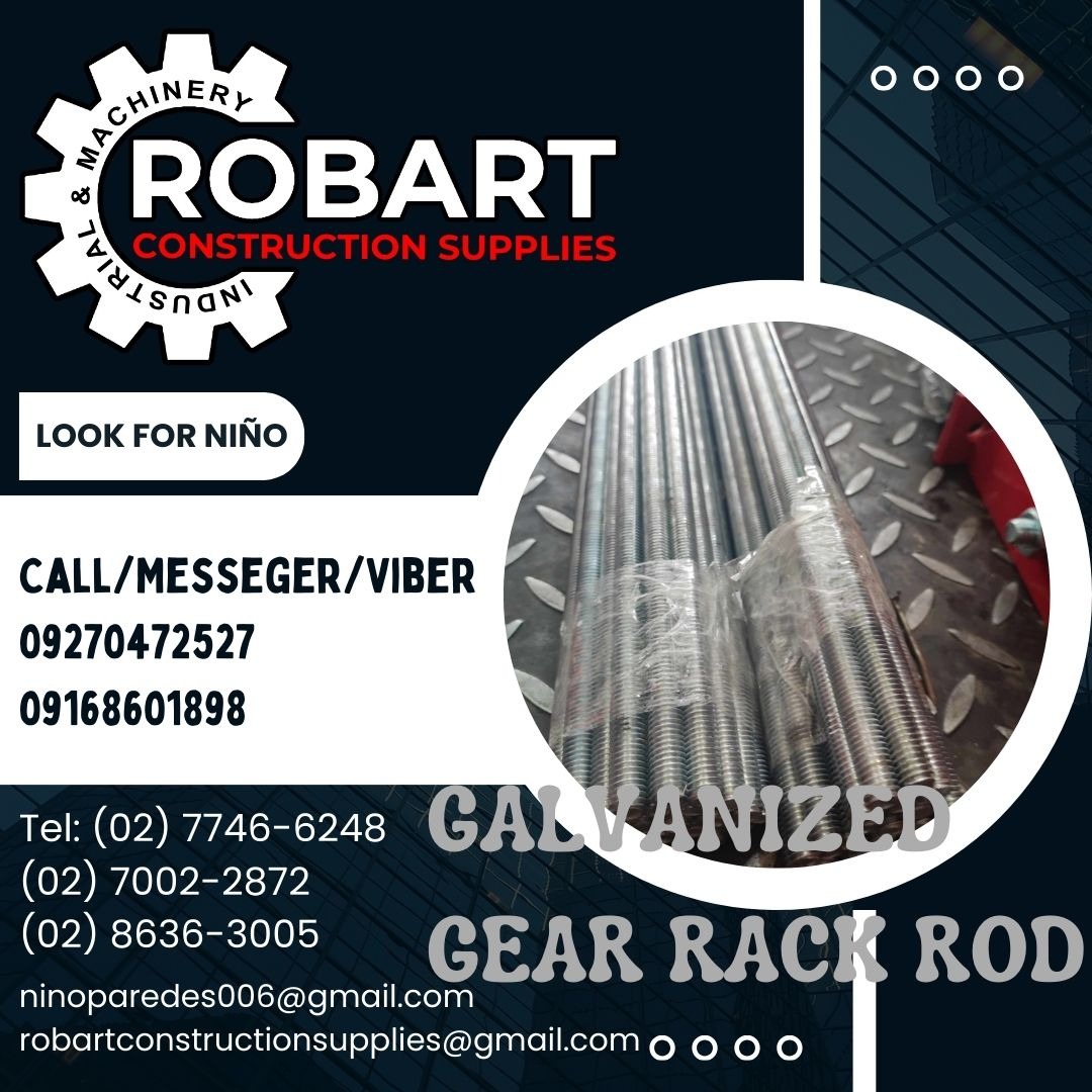 GALVANIZED GEAR RACK ROD, Commercial & Industrial, Construction Tools ...