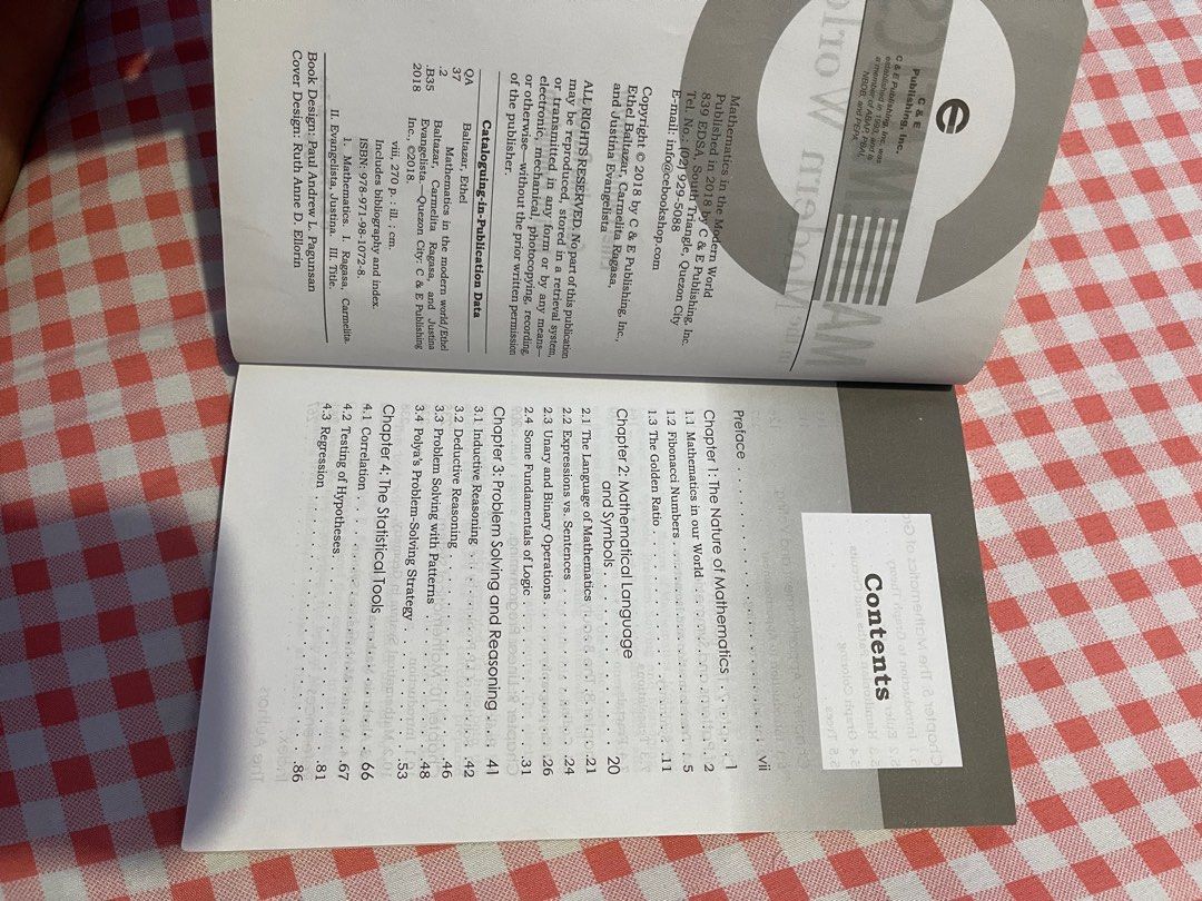 Gen Ed Mathematics in the Modern World Baltazar Ragasa Evangelista MMW ...