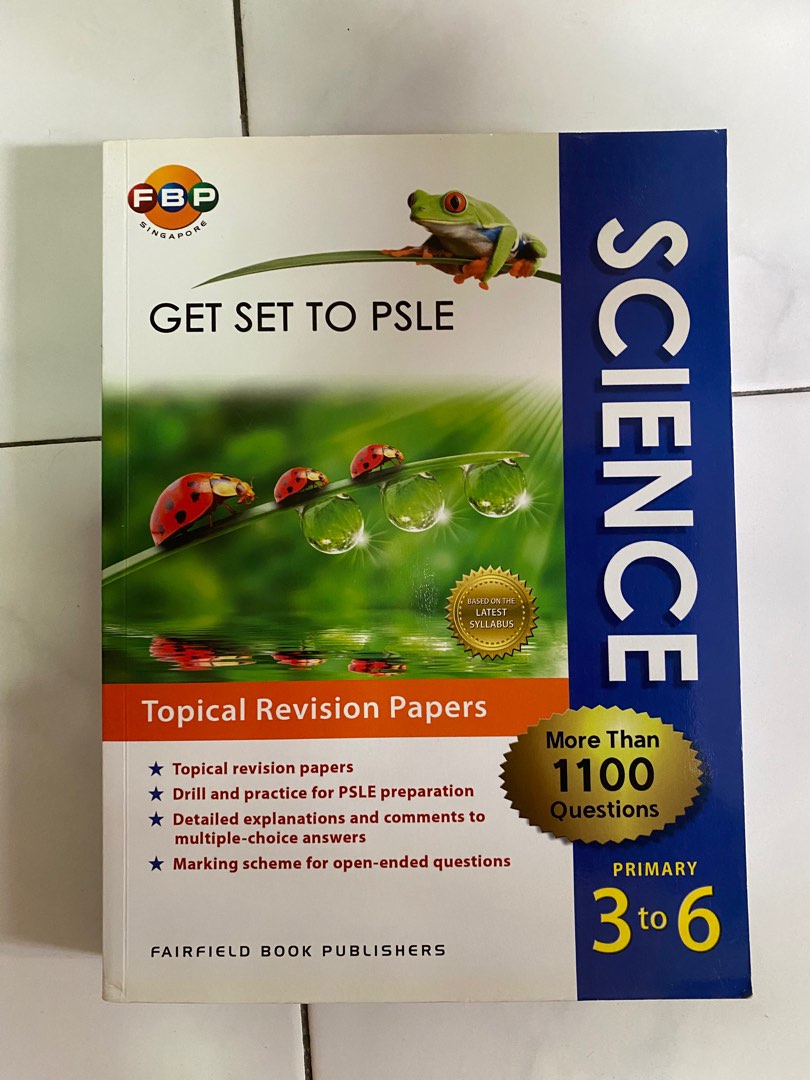 Get Set To PSLE science pri 3-6 Topical Revision Papers, Hobbies & Toys ...