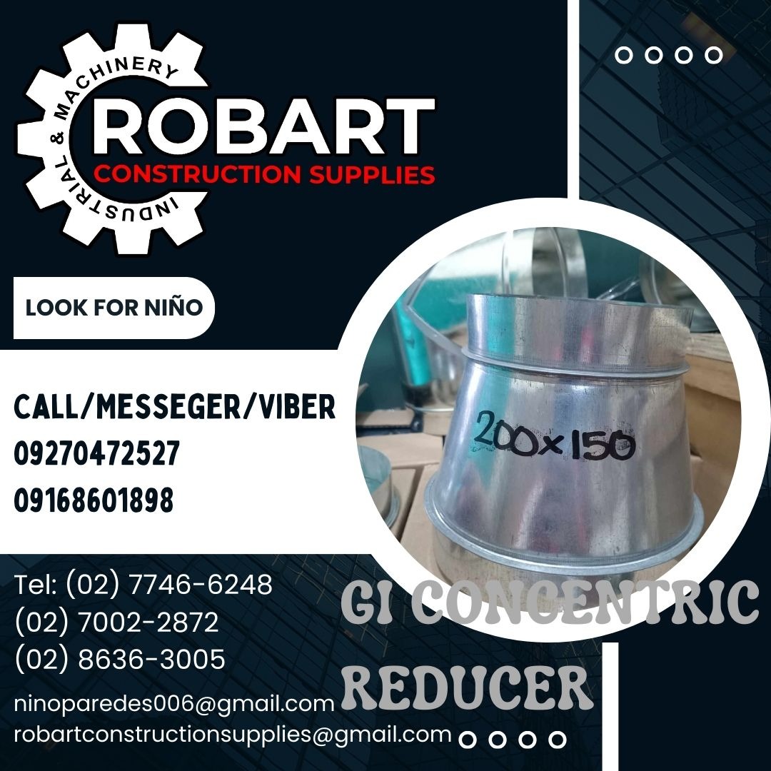 GI CONCENTRIC REDUCER, Commercial & Industrial, Construction Tools ...