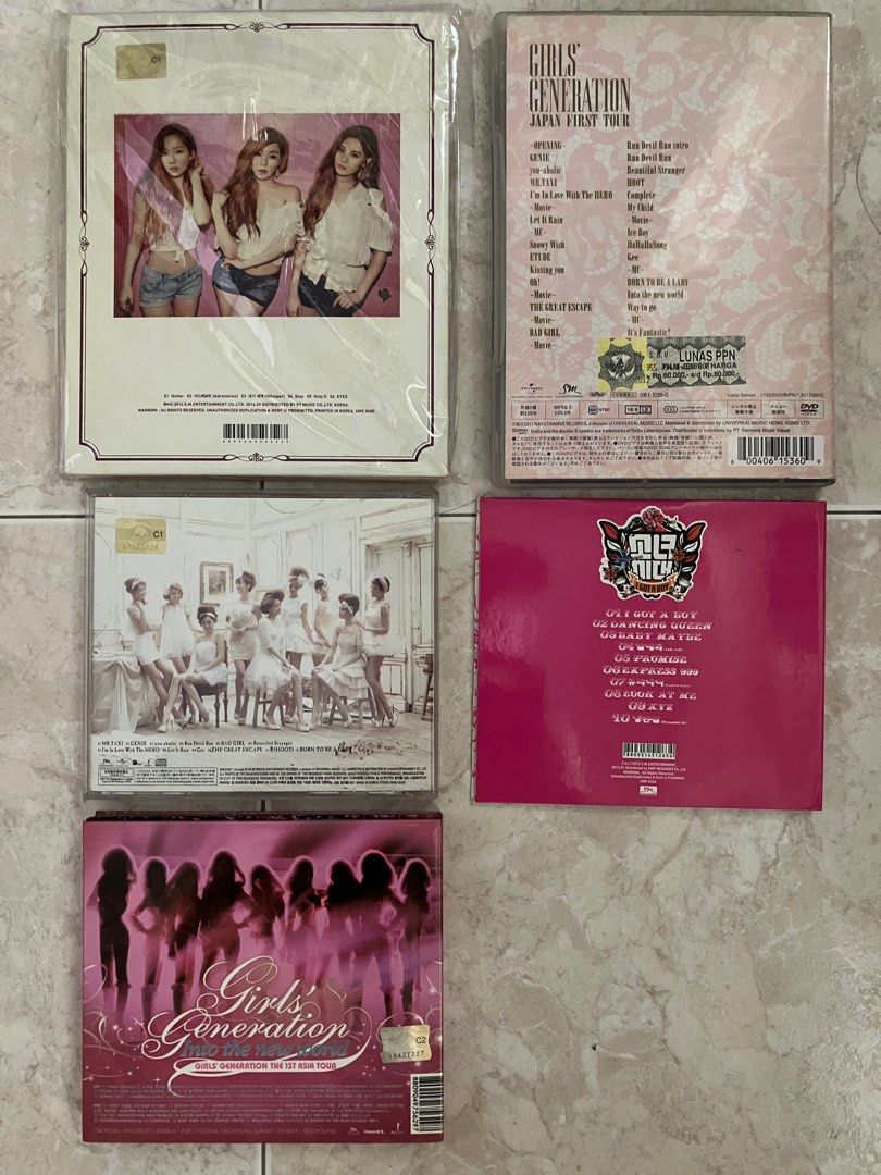 Girls Generation - 1 DVD & 4 CDs set Korean, Hobbies & Toys, Music & Media, CDs & DVDs on Carousell