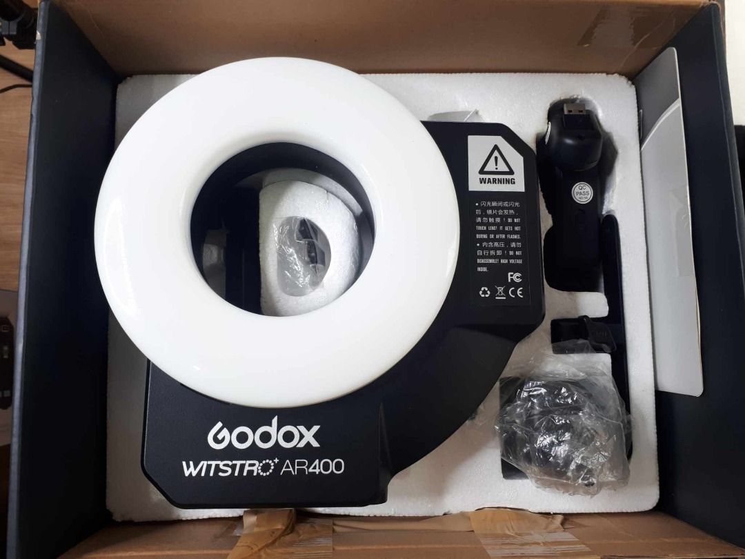 GODOX WITSTRO AR400 RING FLASH, Photography, Photography Accessories ...